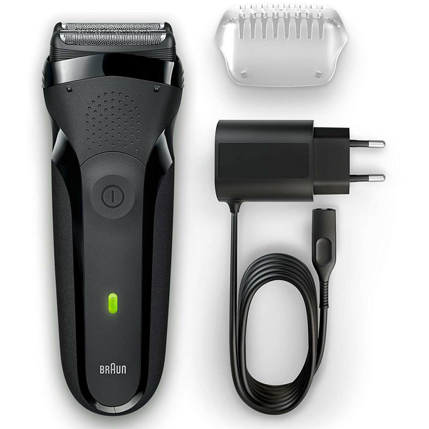 Braun Series 3 Rechargeable Electric Shaver Black - 300s - BuysBest