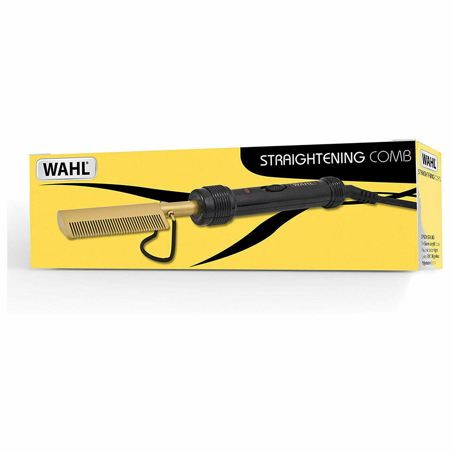 Wahl Afro Electric Hot Comb/Straightening Comb - Gold/Black - BuysBest