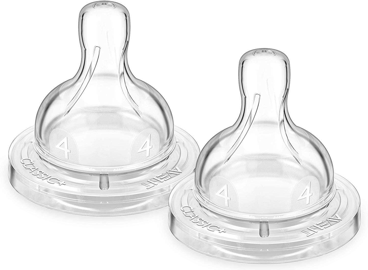 Philips Avent Classic+ Teat Fast Flow Teat 2pk - BuysBest