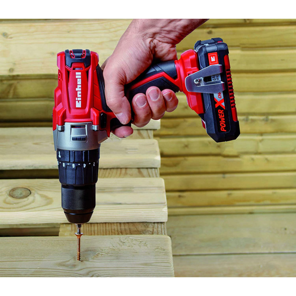 Einhell TE-CD 18/2 Li-i Kit 18V Cordless Impact Drill (2 x 1.5Ah ...
