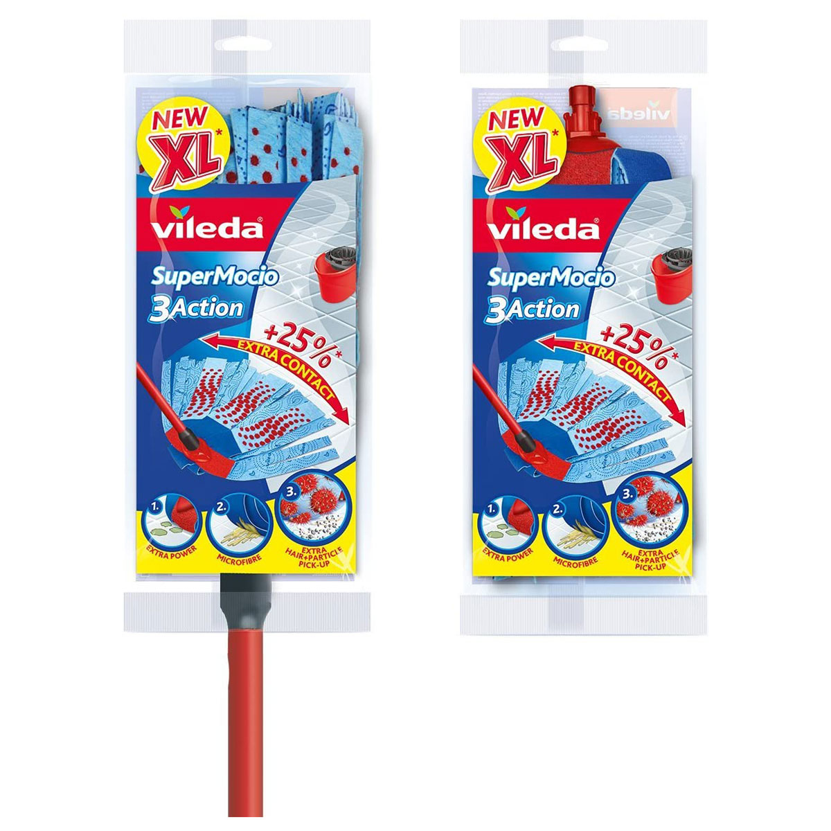 Vileda SuperMocio 3 Action XL Mop with Extra Refill - BuysBest
