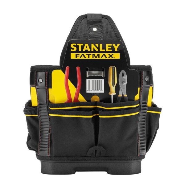 Stanley Fatmax Technician Tool Bag 28cm x 29cm x 38cm – Black/Yellow ...