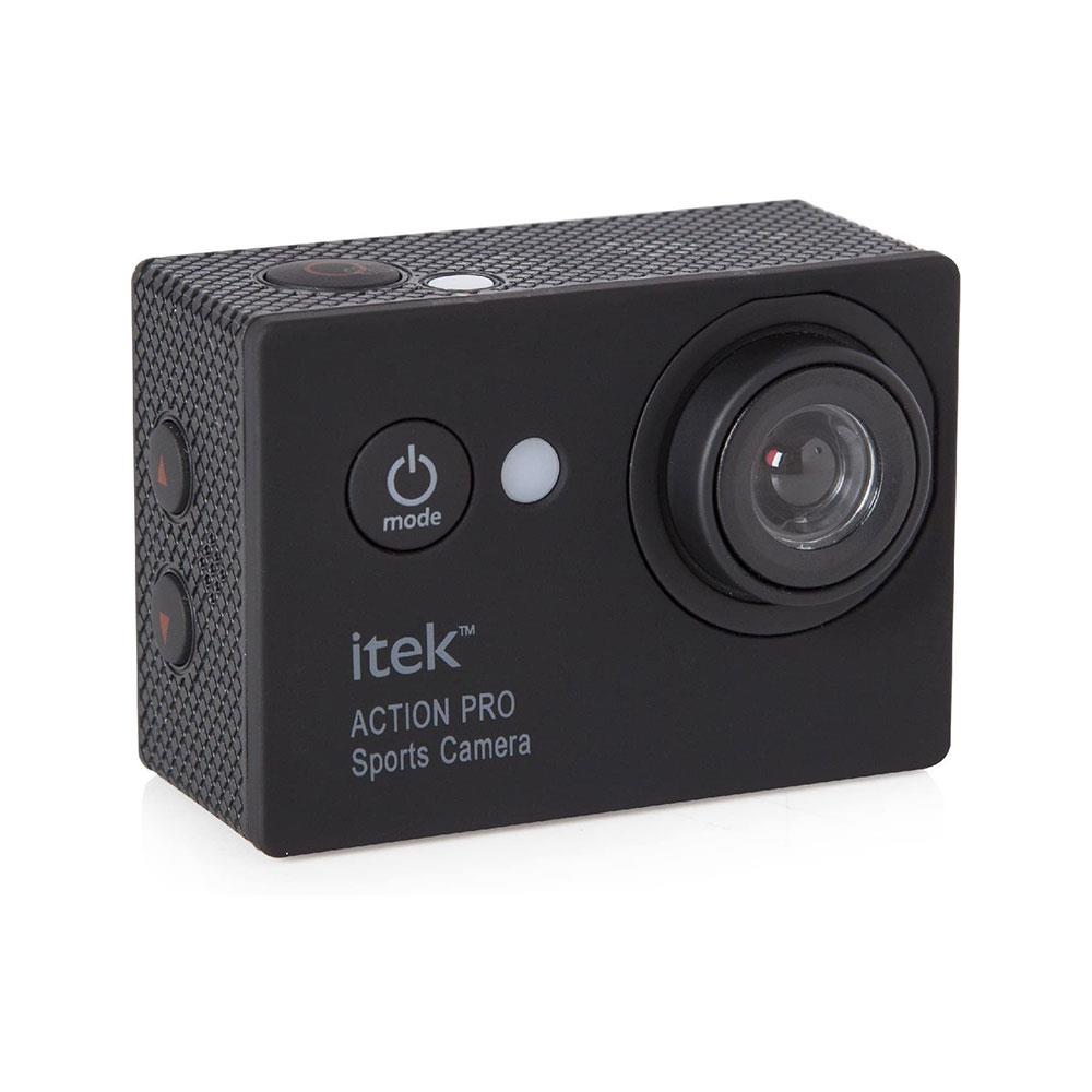 Itek 1080p HD Action Camera Built-In Microphone And Speaker – Black ...