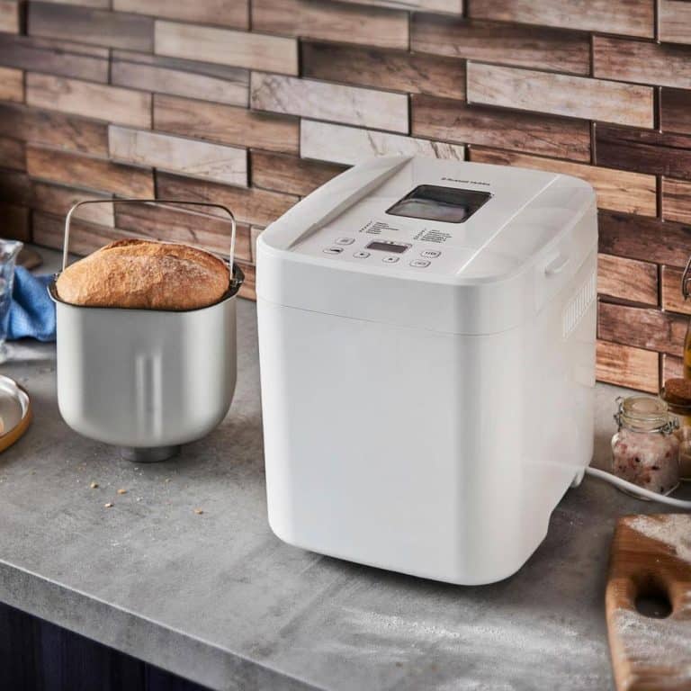 Russell Hobbs Fast Bake Bread Maker 12 Breadmaking Functions 600W 900g Capacity – White – BuysBest