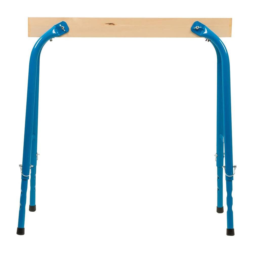 Silverline Wood Adjustable Trestle | 150kg | Blue | BuysBest UK