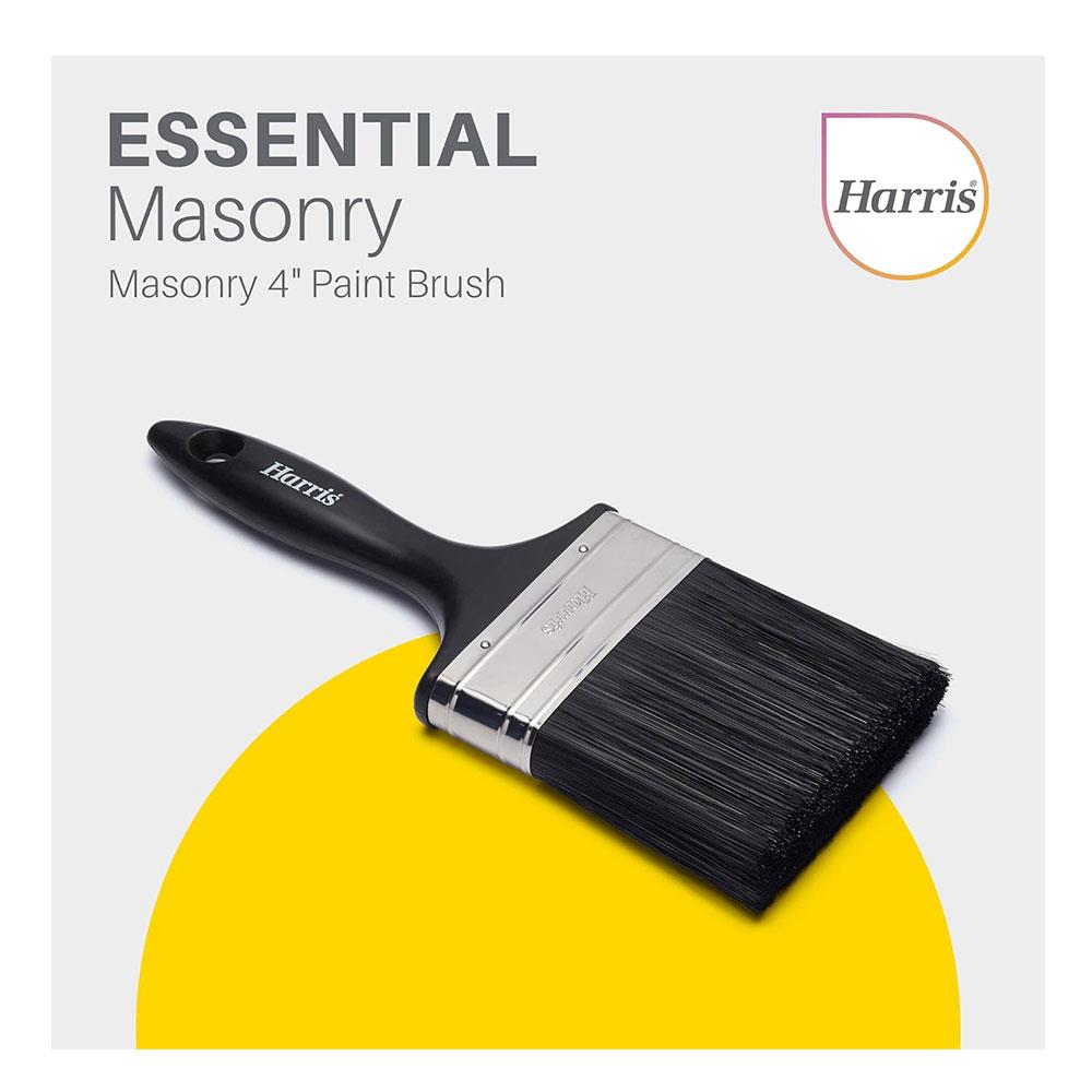 Harris Essentials Masonry Paint Brush 4 Inch – Black – BuysBest