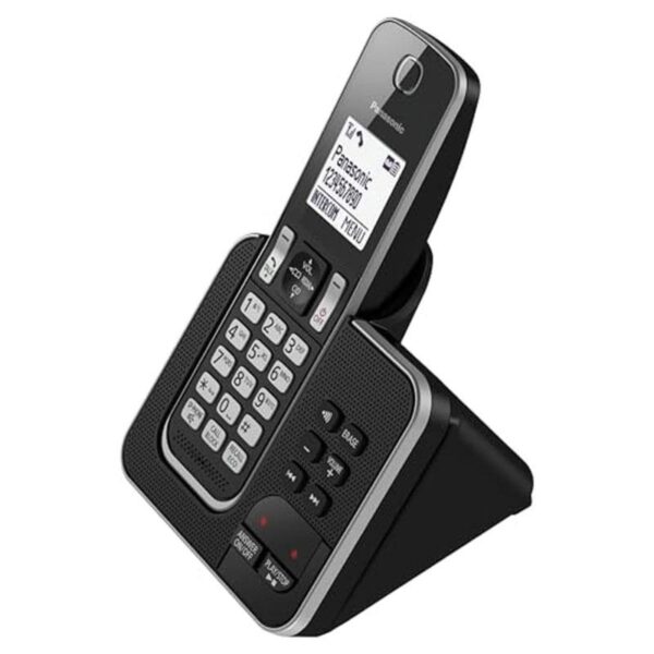 Panasonic Cordless Phone Single With Answering Machine Hands Free ...